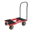 Snap-Loc All-Terrain Push Cart Dolly with 6 in. Casters- Black ...