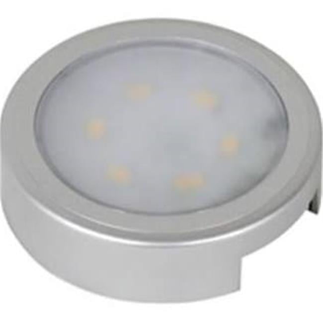 Snap-On LED Round Puck Light 3000K, White - Walmart.com