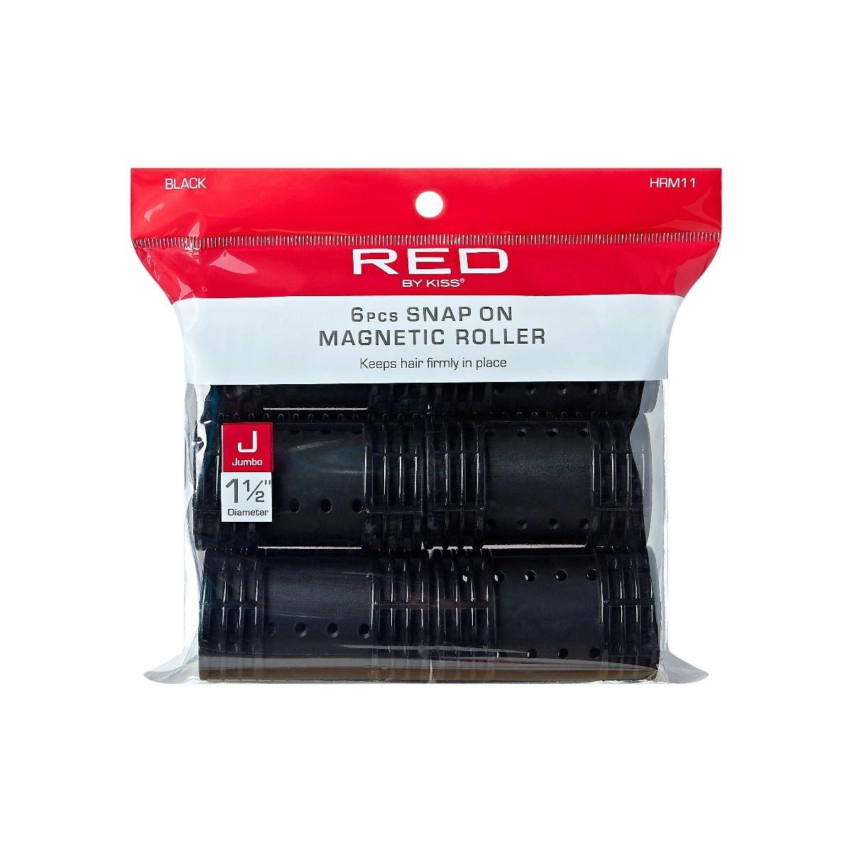 Red by Kiss Snap On Magnetic Rollers | Smooth Curling Hair Rollers ...