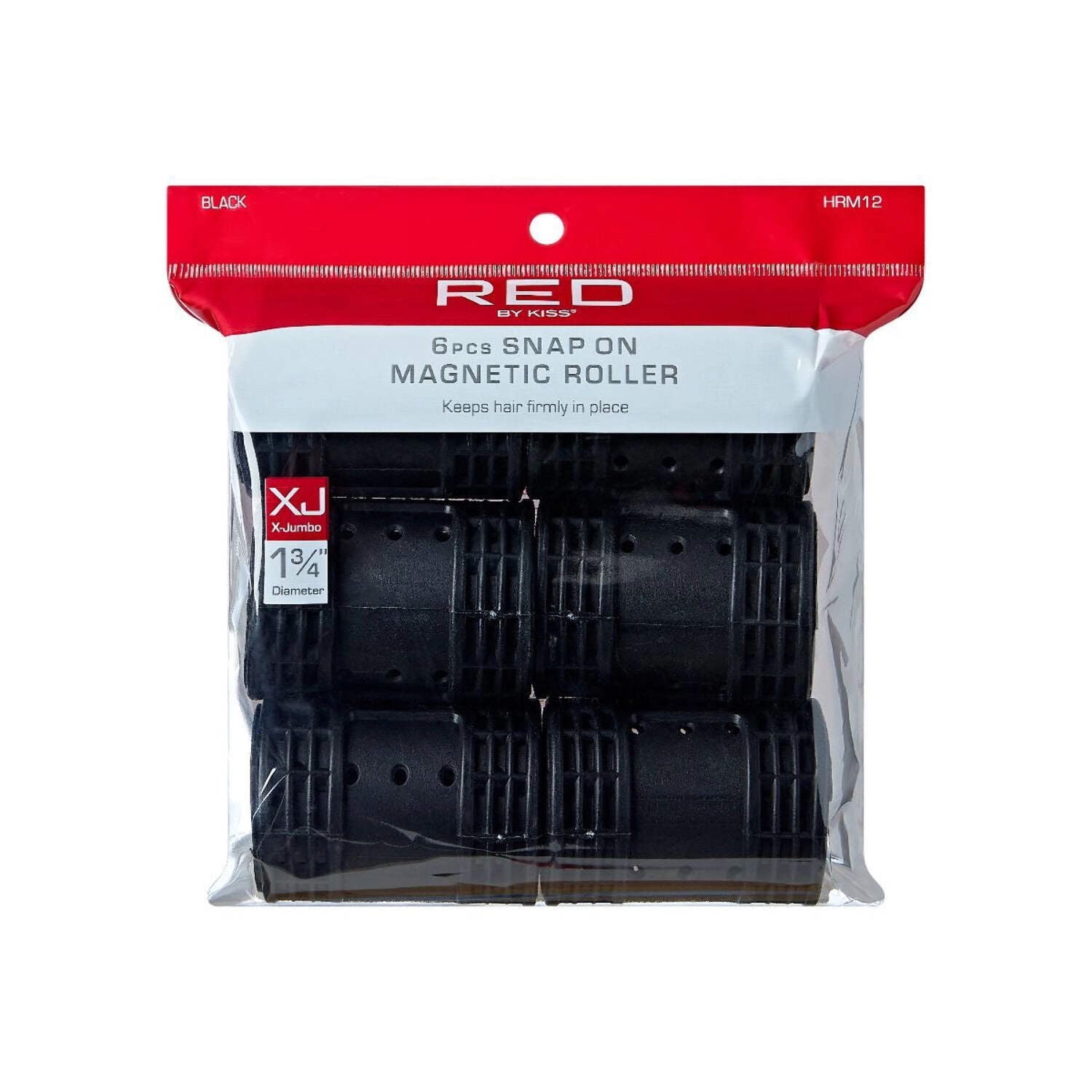 Red by Kiss Snap On Magnetic Rollers | Smooth Curling Hair Rollers ...
