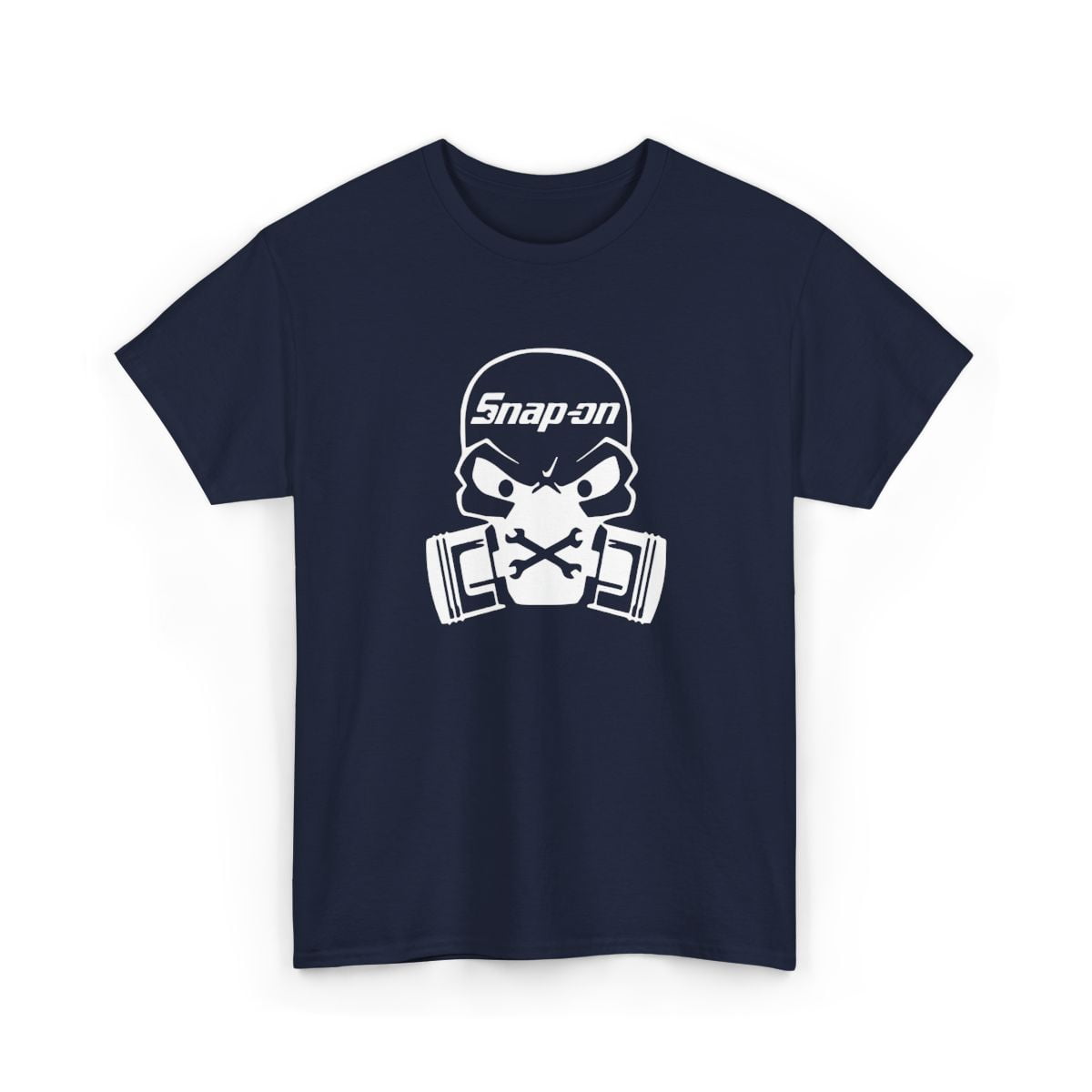 Snap On Tool Skull Black White Workwear Merch Inspired Design Cotton ...