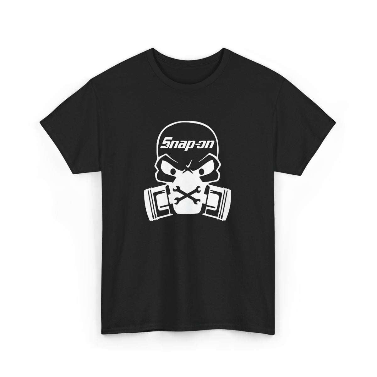 Snap On Tool Skull Black White Workwear Merch Inspired Design Cotton ...