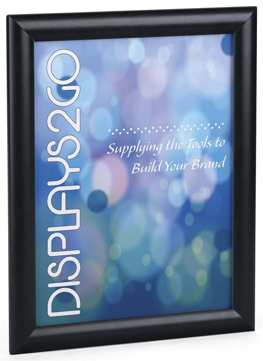 Snap Open Sign Holder, 8.5x11-Inch, Wall Mount or Tabletop, Frame with ...