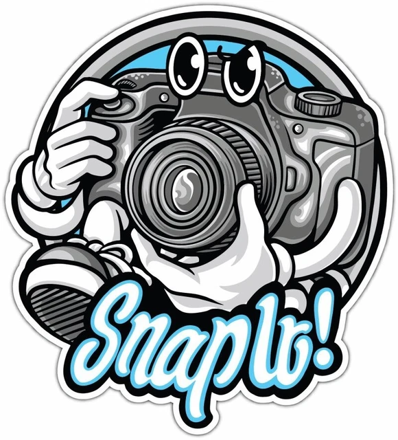 Snap It Photo Studio Camera Photographer Car Window Stickerphone Decal ...