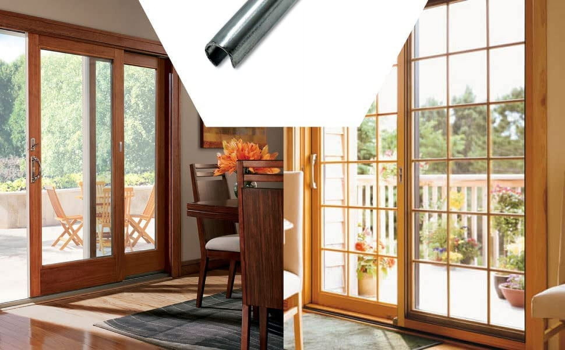 Snap On Repair Track Cover 1/4" inch for Sliding Patio Glass Doors ...