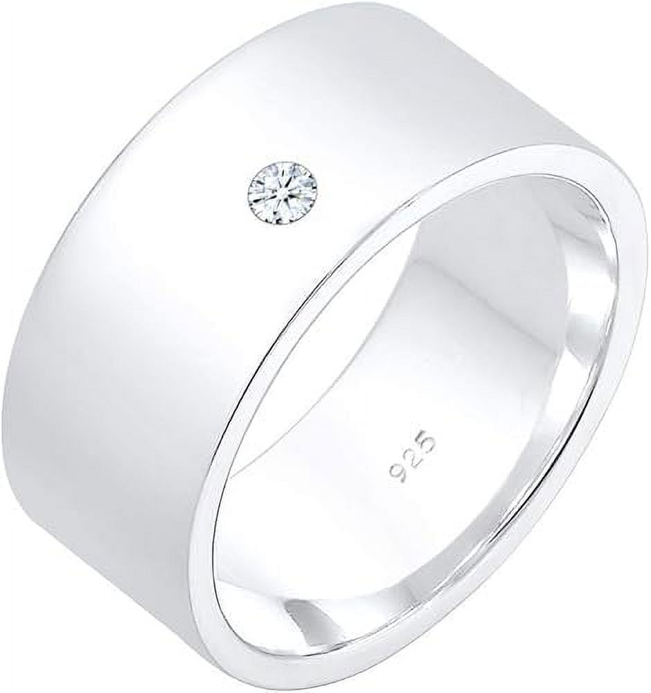 Snap Ring Love Classic Diamond (0.03 ct.) 925 Silver - Walmart.com