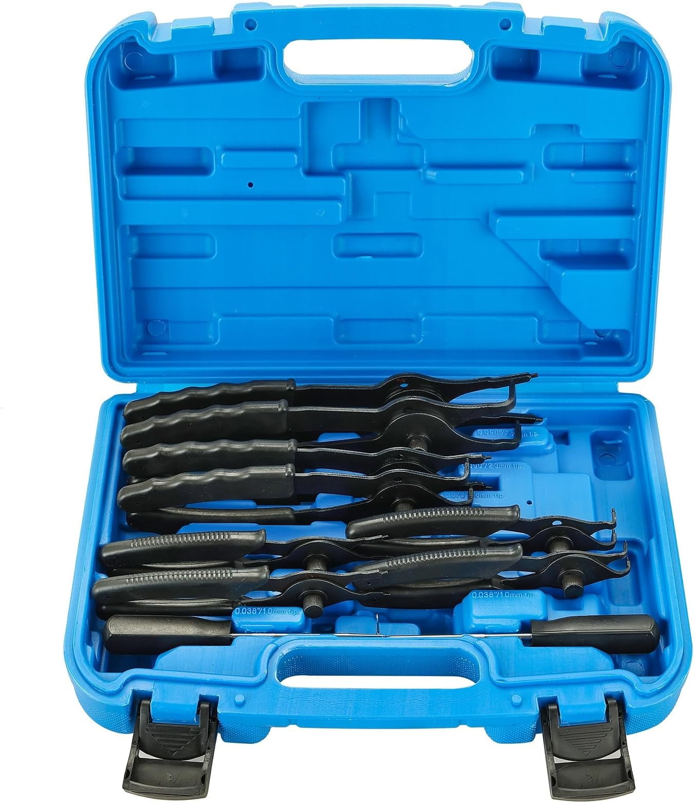 Snap Ring Plier Set 11 count Straight & Bent Retaining Ring Pliers w ...