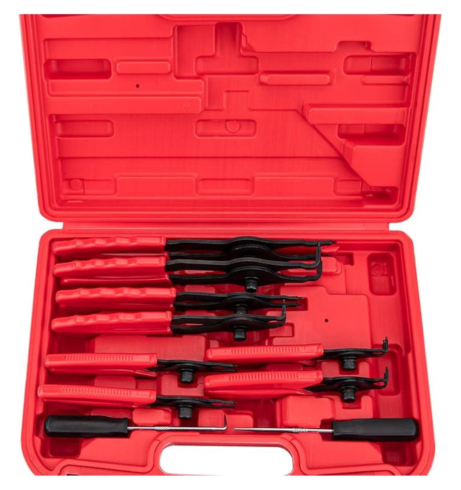Snap Ring Plier Set - 11pc Heavy Duty Retaining Ring Pliers Kit with ...