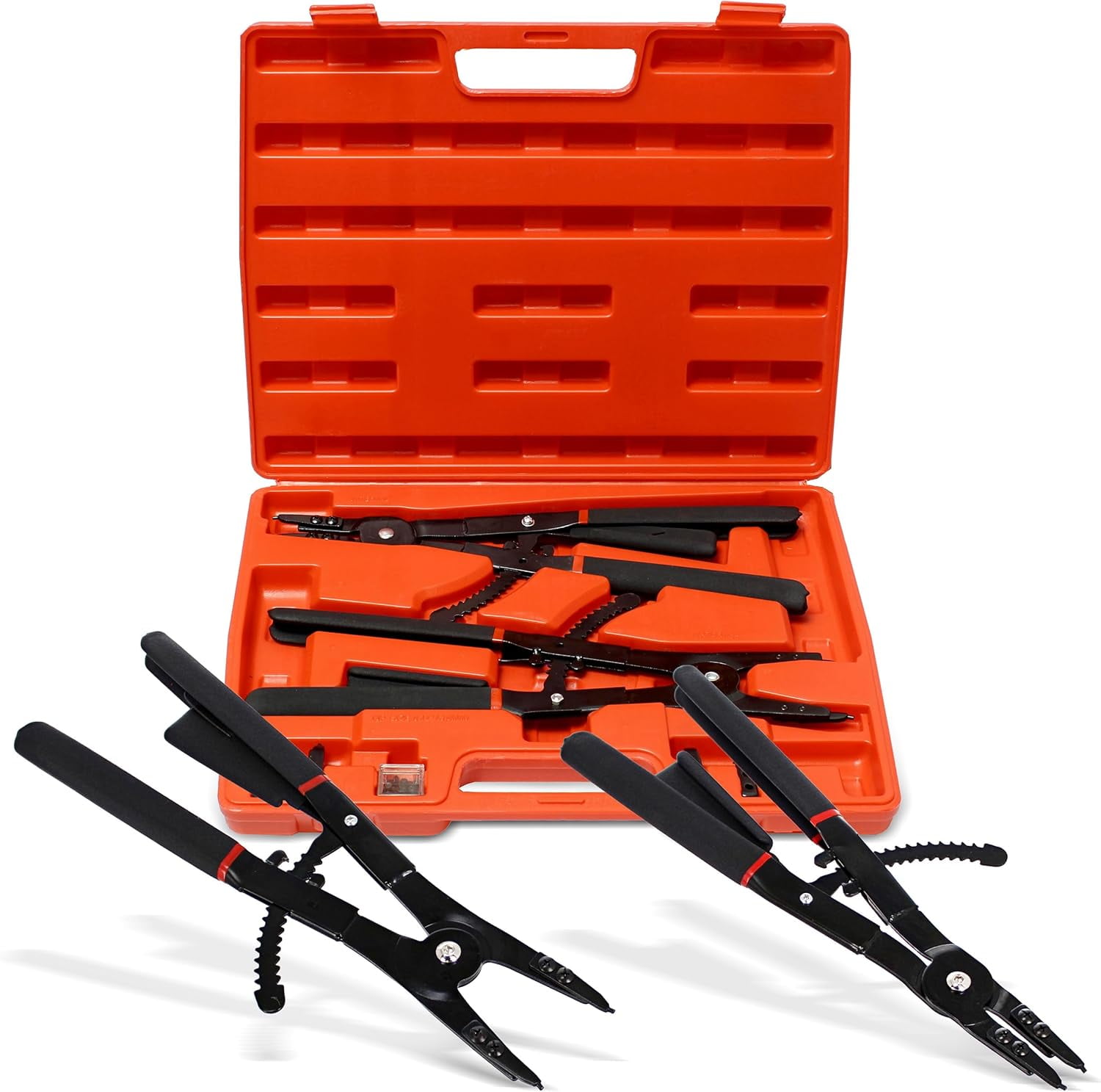 Snap Ring Pliers Set 16 Inch Internal External Snap Ring Pliers Circlip ...