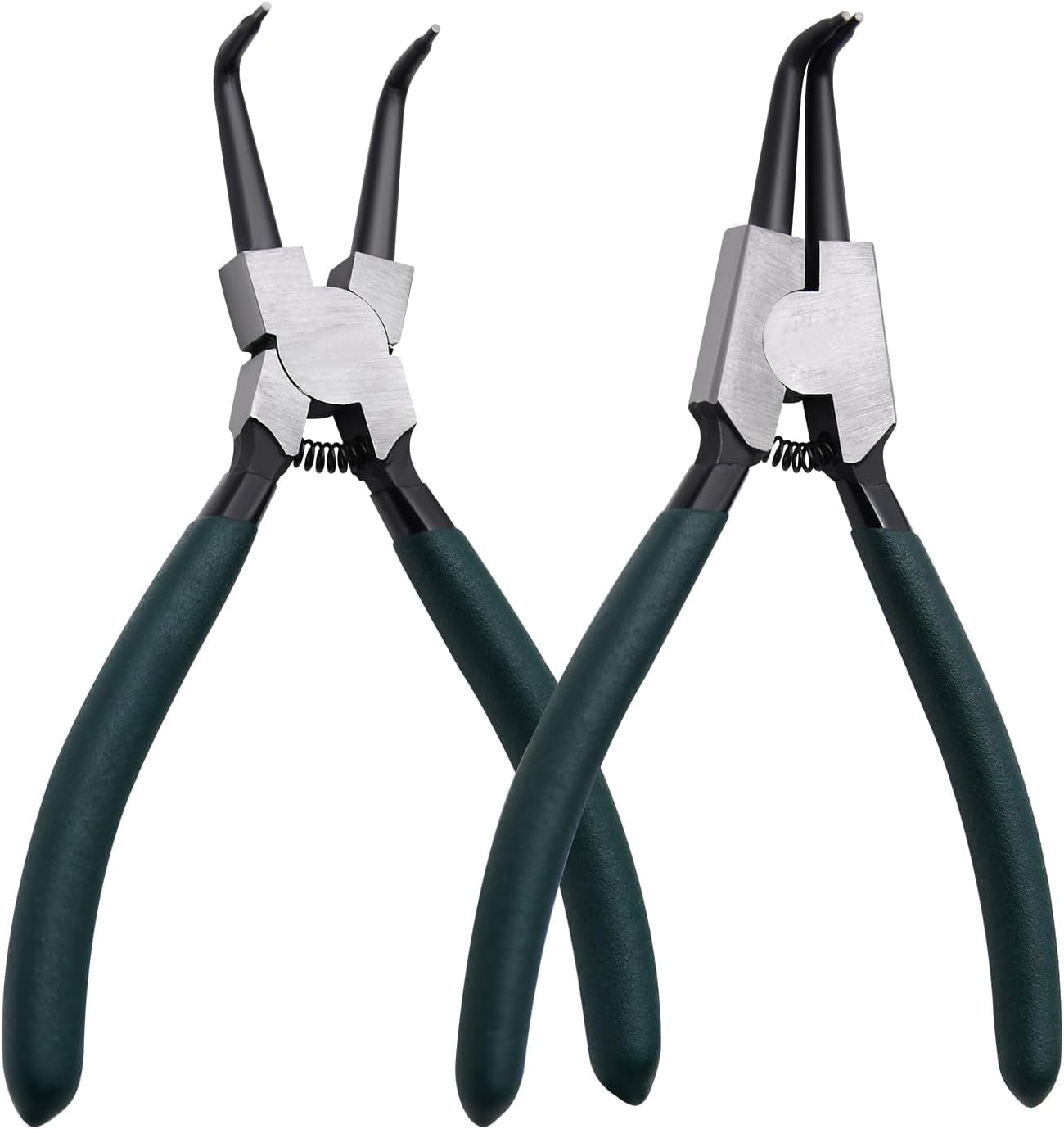 Snap Ring Pliers Set, 2pcs 7" Internal/External Circlip Pliers Kit with ...