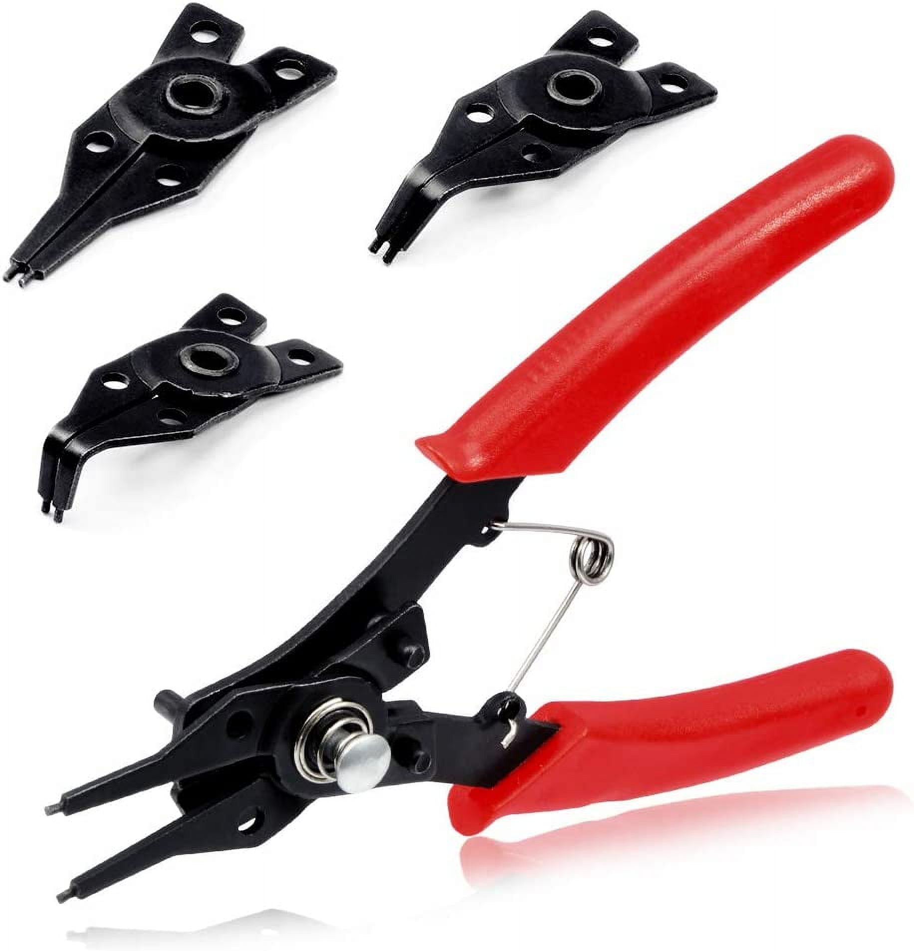 Snap Ring Pliers Set 4 in 1 Internal External Retaining Ring Pliers 45 ...
