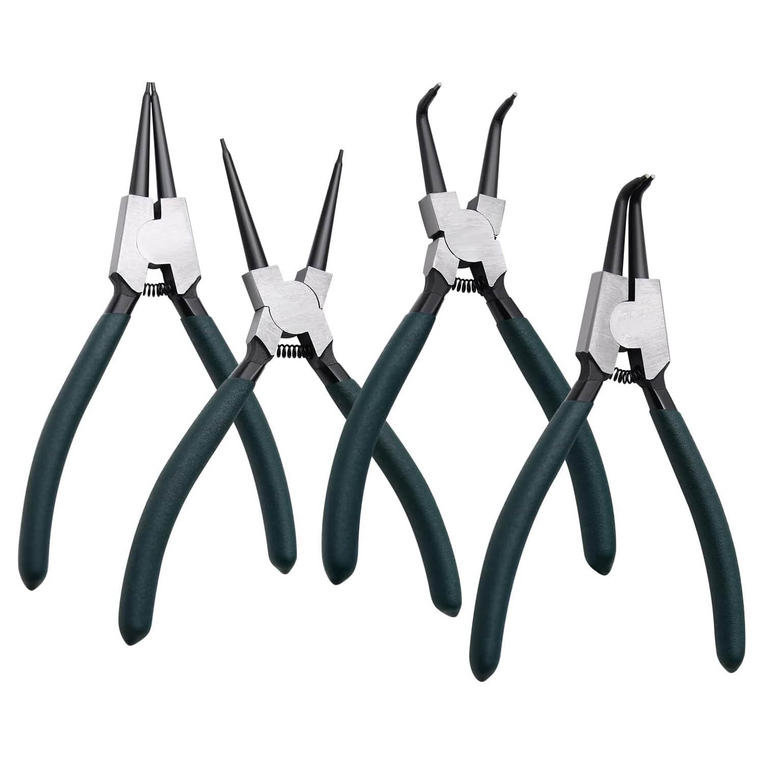 Snap Ring Pliers Set, Internal/External Circlip Pliers Kit with ...