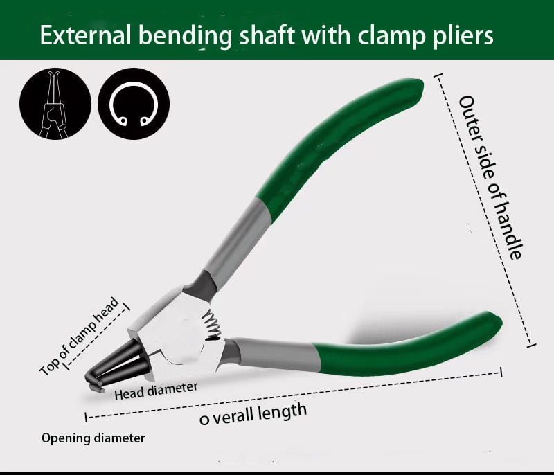 Snap Ring Pliers Set Internal/External Circlip install uninstall Kits ...