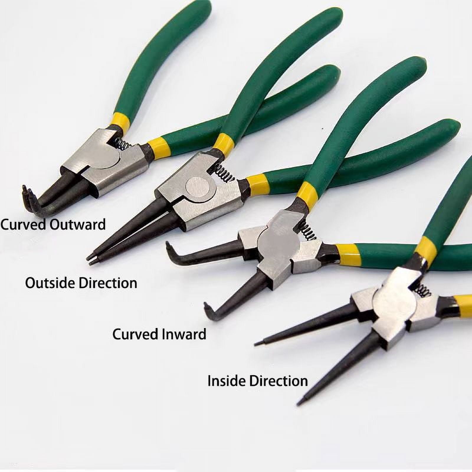 Snap Ring Pliers Set Internal/External Circlip install uninstall Kits ...