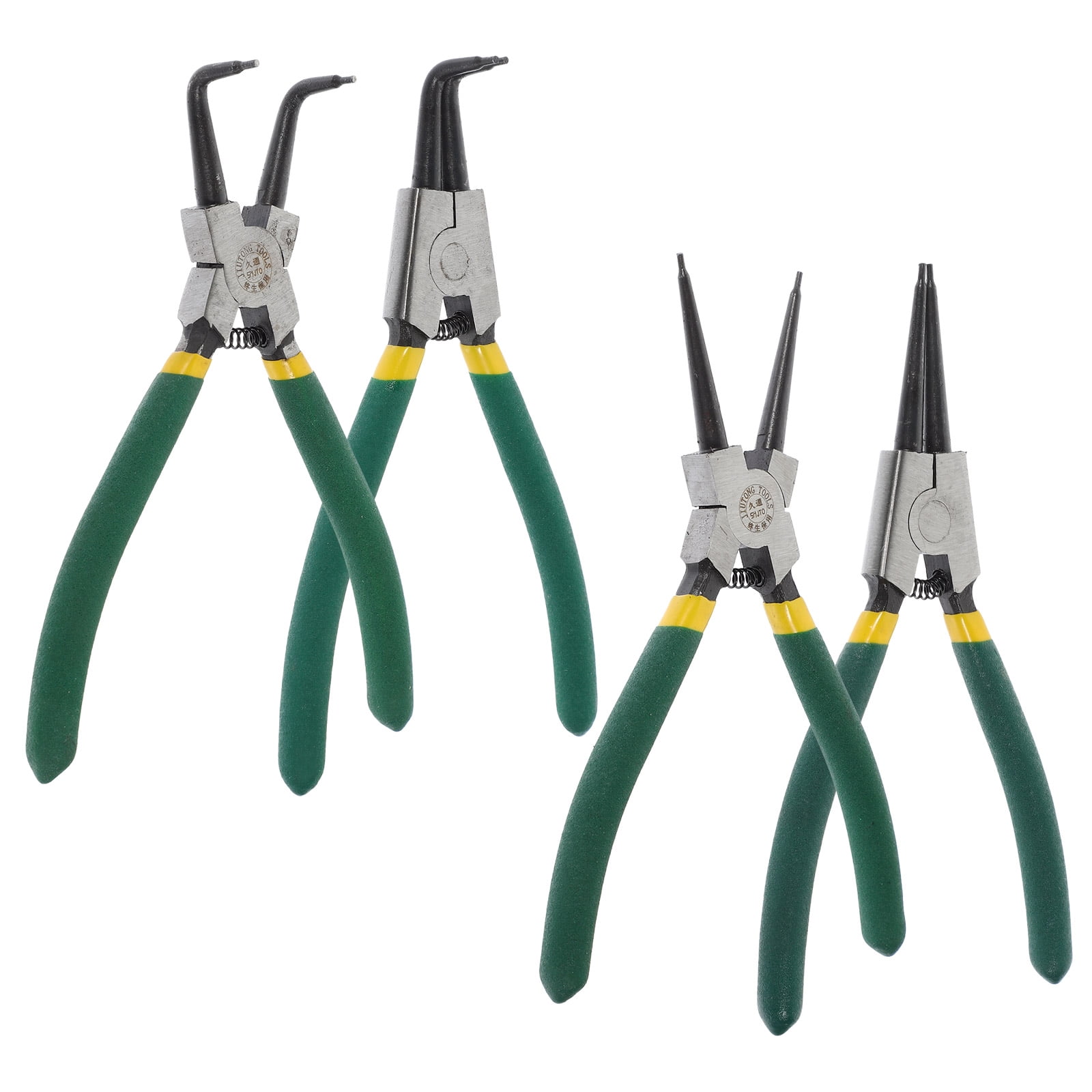 Snap Ring Pliers Set Snap-ring Precision Spring Loaded Tool Washers Rings Steel - Walmart.com