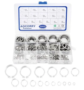 Snap Rings Assortment Kit 335Pcs External Retaining Rings 15 Size C ...