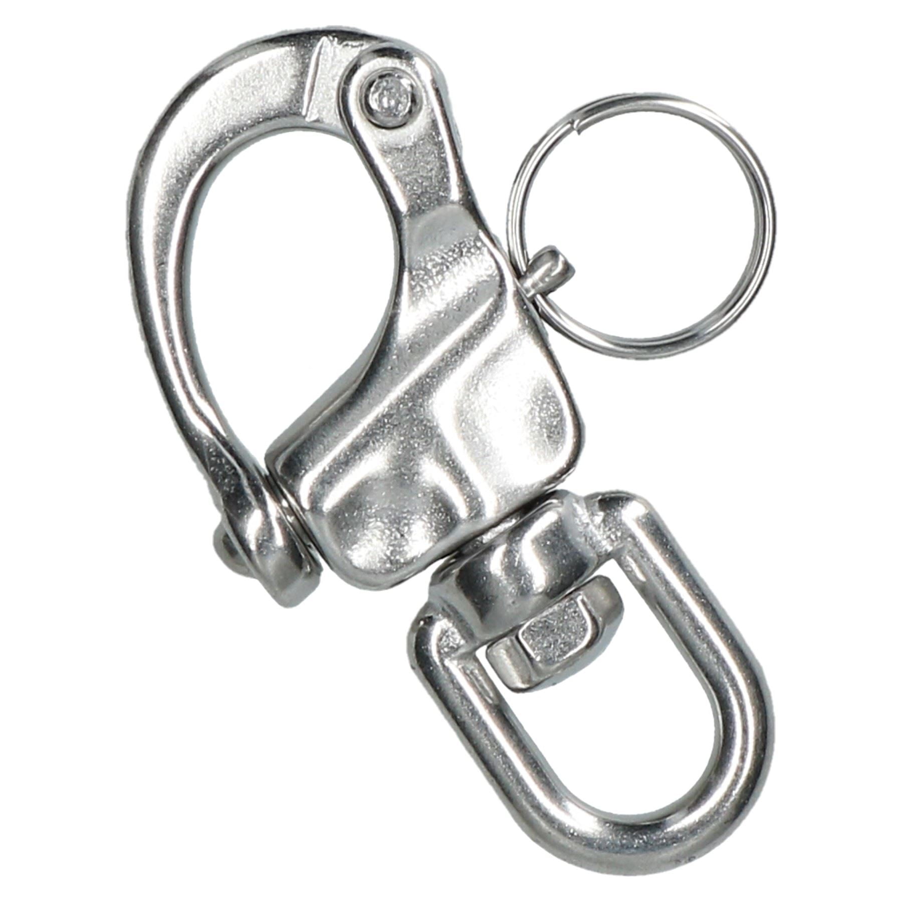 Snap Shackle with Swivel Marine Grade 70mm Stainless Steel Rigging ...