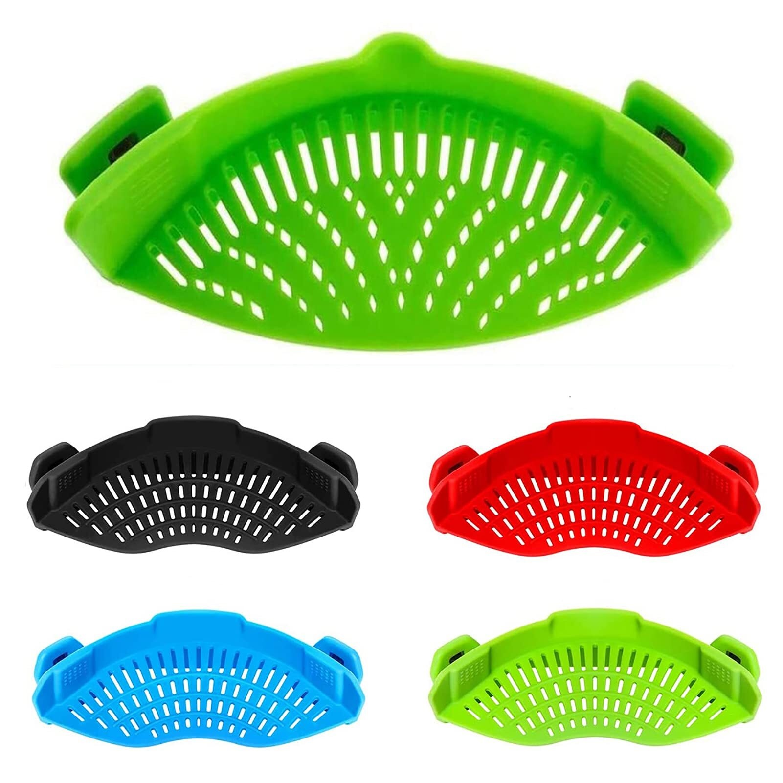 Snap Strainer, Clip on Strainer for Pots Pans, Hands-free Clip-on Heat ...