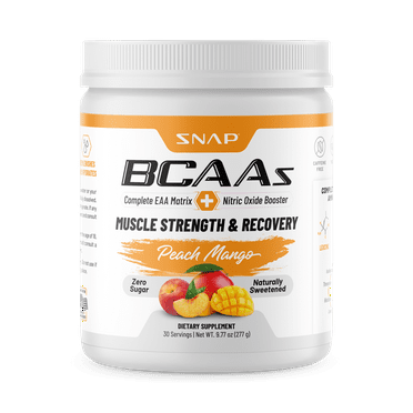 MusclePharm BCAA Essentials Powder, Post Workout Recovery, 30 Servings ...