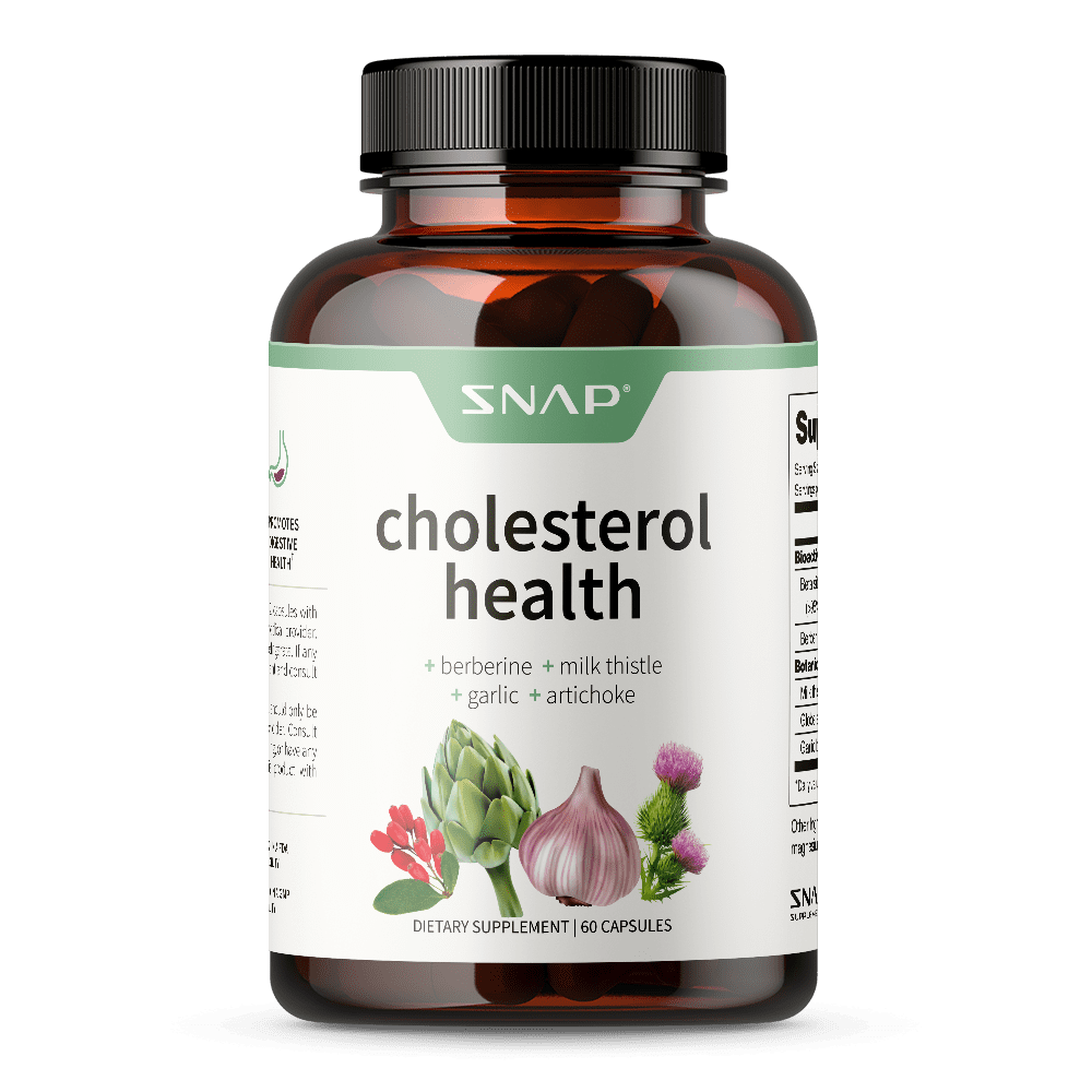 Snap Supplements Cholesterol Health with Beta-Sitosterol and Garlic, 60 ...