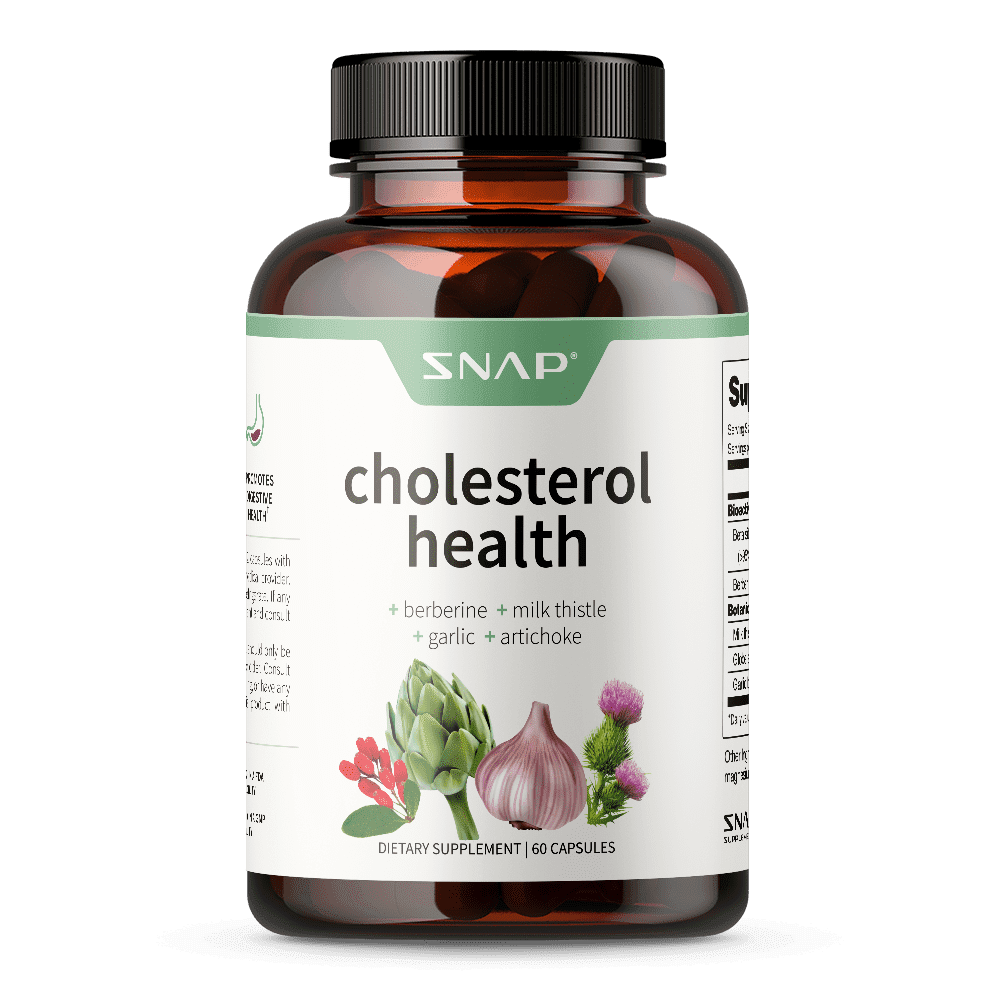 Snap Supplements Cholesterol Health, 60 Capsules with Beta-Sitosterol ...
