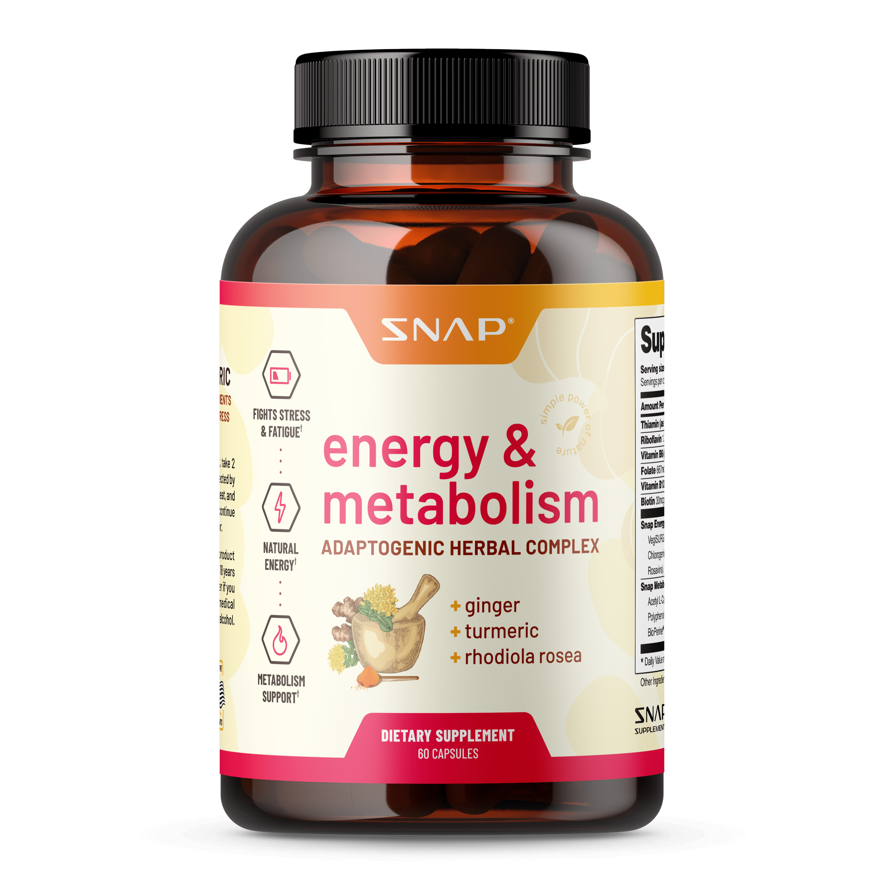 Snap Supplements Turmeric Wellness & Weight Loss Boost - Energy ...