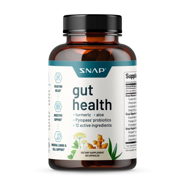 Snap Supplements Gut Health, Prebiotics and Probiotics for Digestive ...