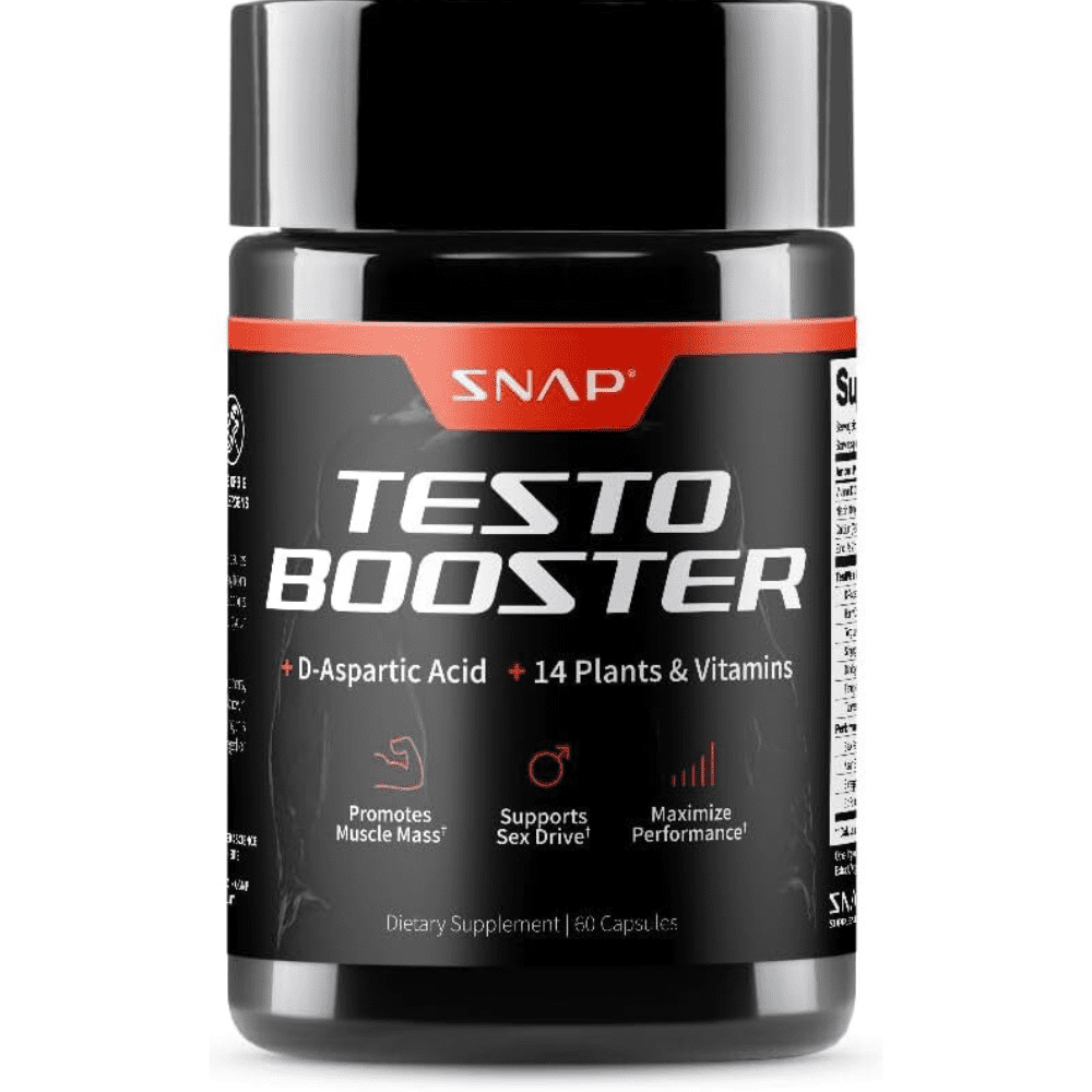 Snap Supplements Nitric Oxide Pills, Endurance Workout Supplement, 60 ...
