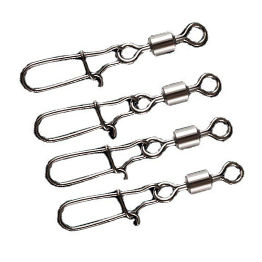 Snap Swivels Fishing Tackle Practical Smooth Stainless Steel For Soft ...