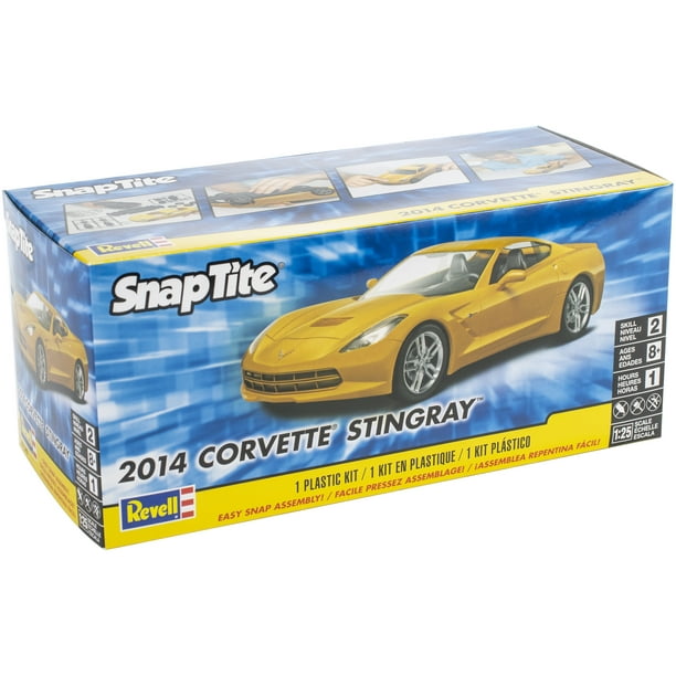Snap Tite Plastic Model Kit-2014 Corvette Stingray 1:25 - Walmart.com