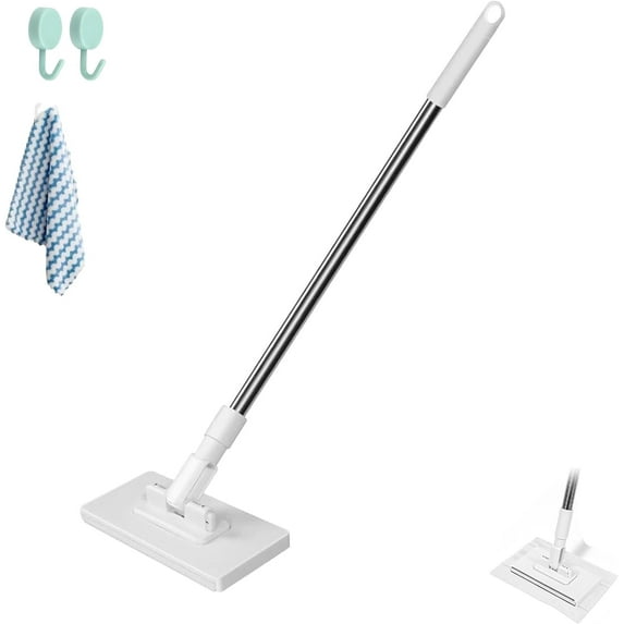Snap and Grip Mop Retractable Mini Gap Cleaner, Zero Touch Flat Mop ...