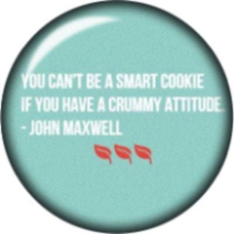 Snap button can't be a smart cookie with crummy attitude 18mm Cabochon ...