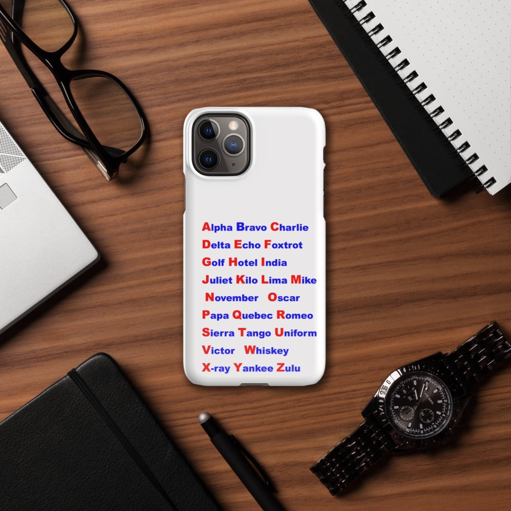 Snap case for iPhone® NATO Phonetic alphabet (iPhone 11 Pro) - Walmart.com