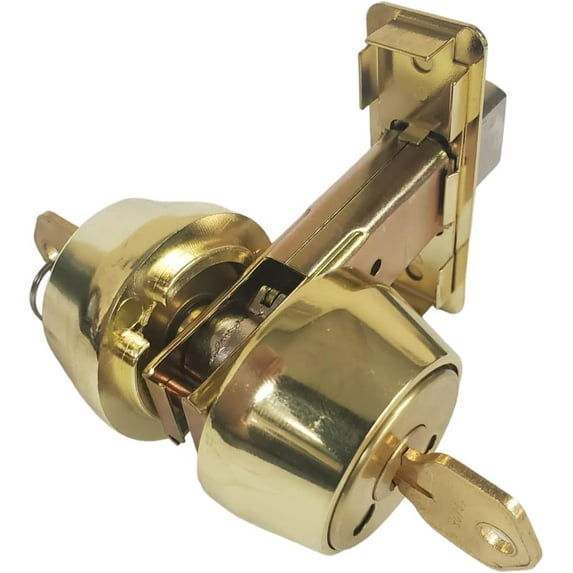 Snap - in Deadbolt Lock with Concealed Screws - Fits Inside 1" x 3 ...