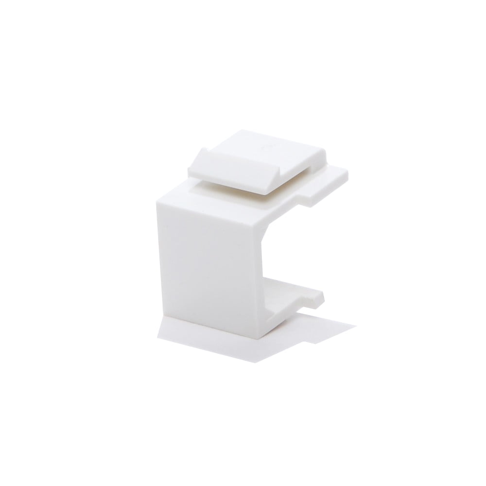 Snap-in Keystone Blank Insert for Wall Plate White - Walmart.com