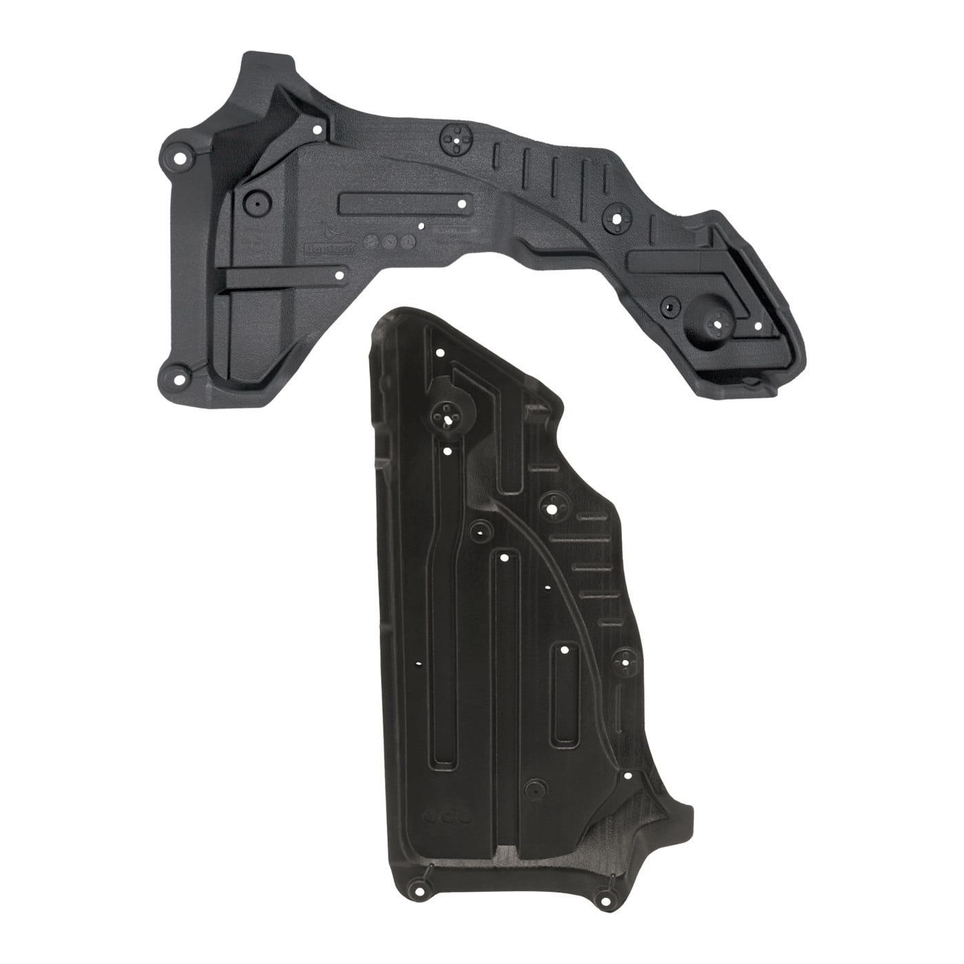 Snap-on Engine Splash Shield Set (2) Left & Right + Rear - Part Numbers ...