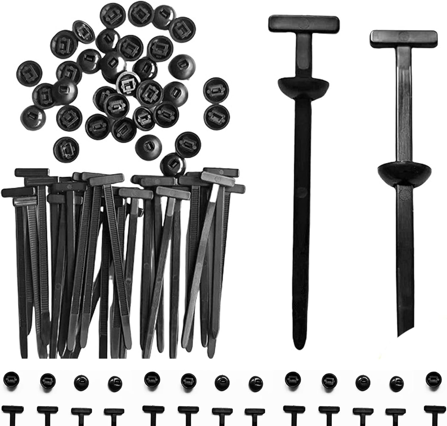 Snap on Fasteners Zip Tie, Nylon Universal Cable Tie Buckle, 2026 New ...