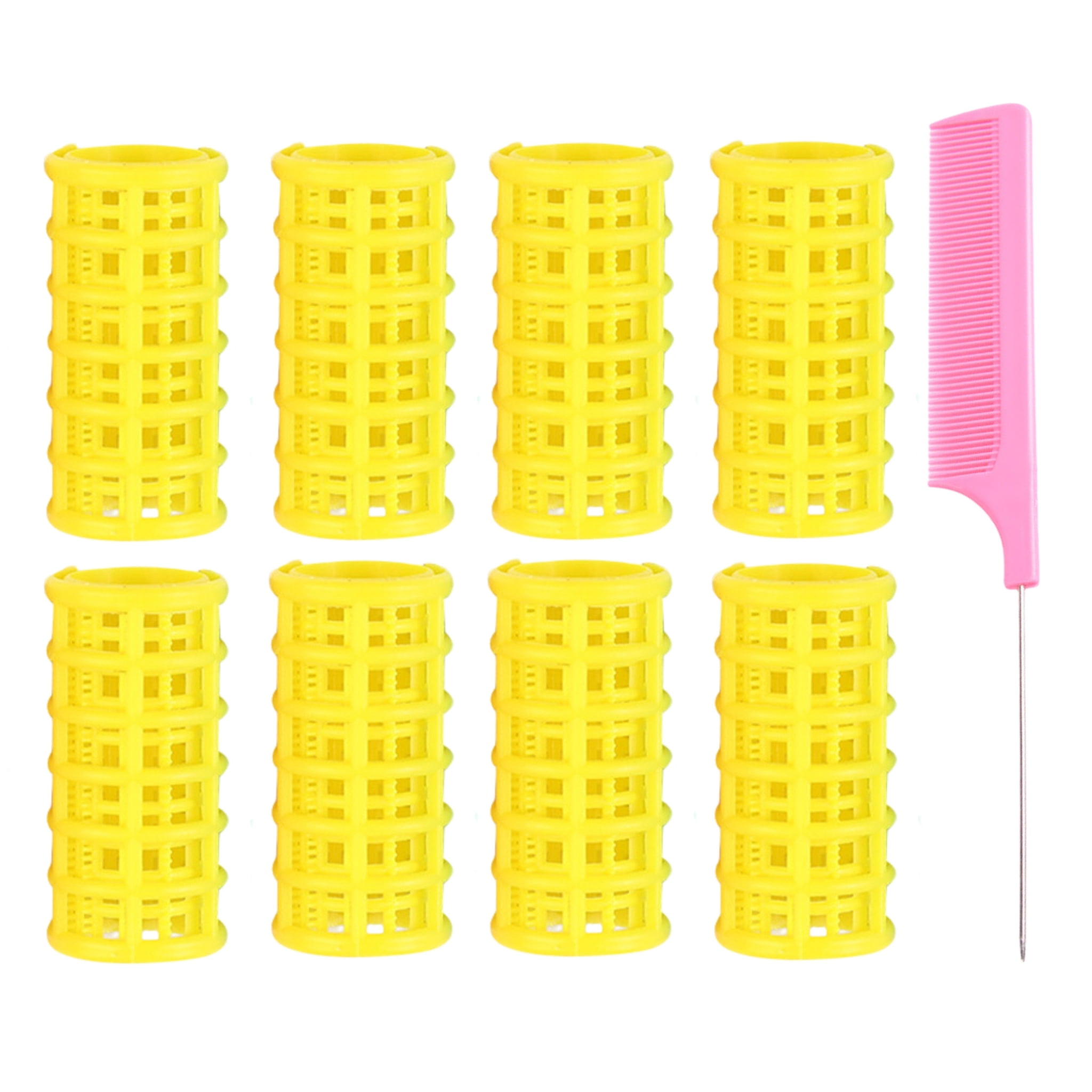 Snap-on Rollers, 8 Pack Self Grip Rollers, Hairdressing Curlers for DIY ...