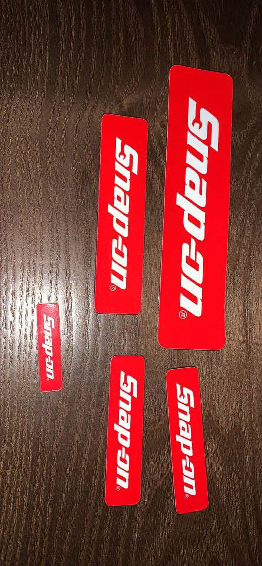 Snap-on tools 5 piece magnet set red with white logo bundle - Walmart.com
