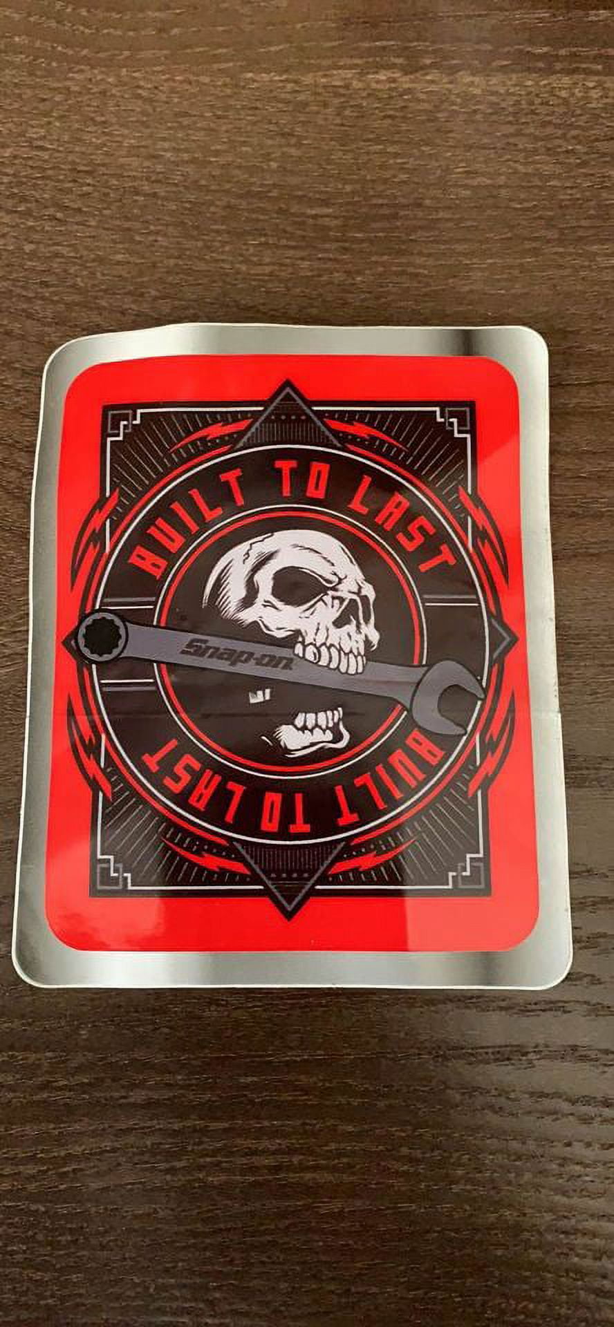 Snap-on tools Skull Built to last decal - Walmart.com