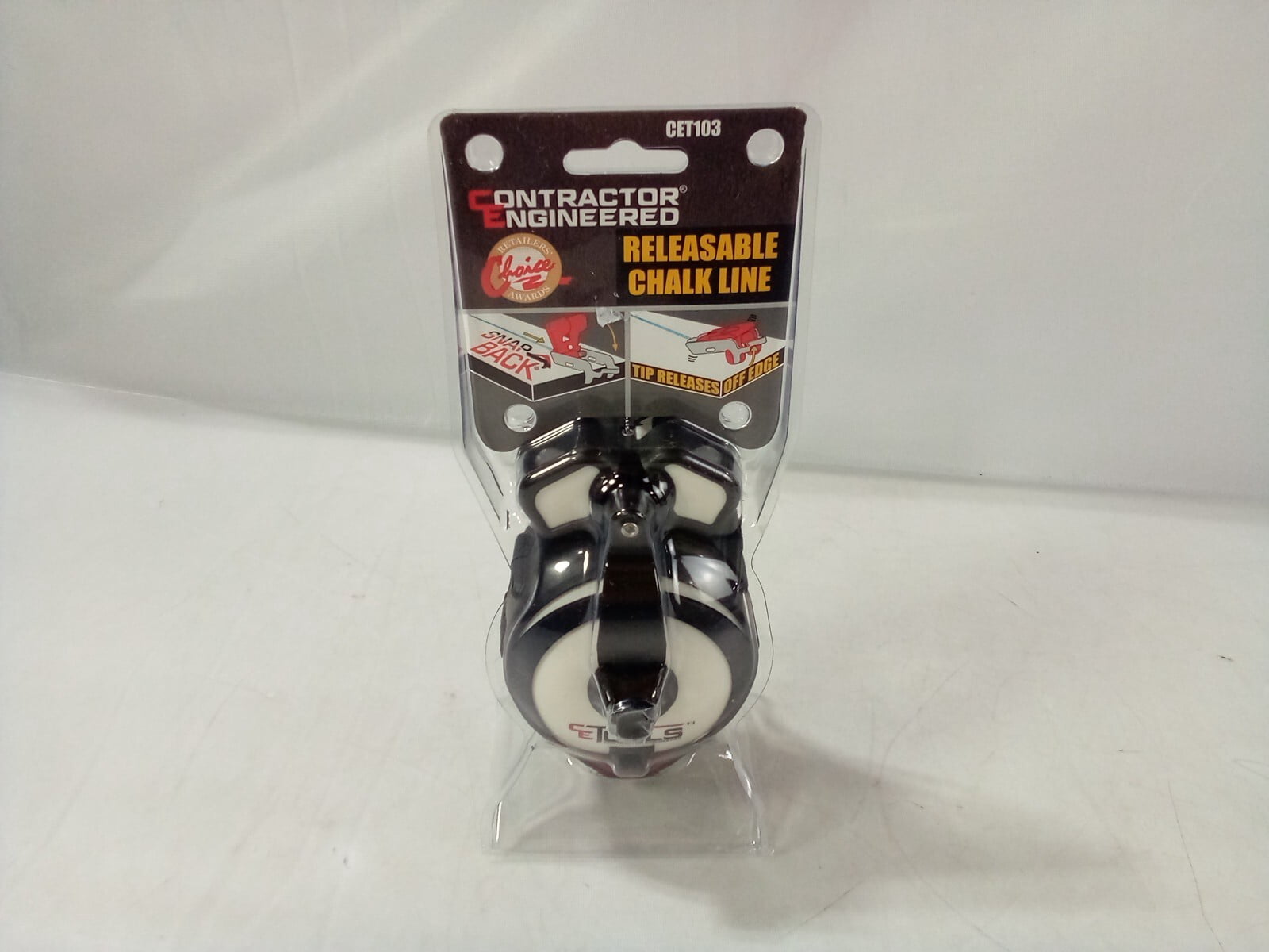 SnapBack Chalk Line with Releasable Tip- CE Tools - Walmart.com