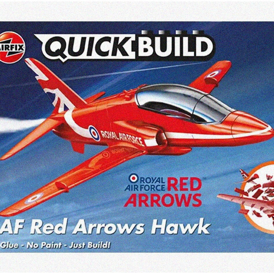 SnapJet RAF Red Arrows Hawk: Lightning-Fast Build Plastic Model Kit ...