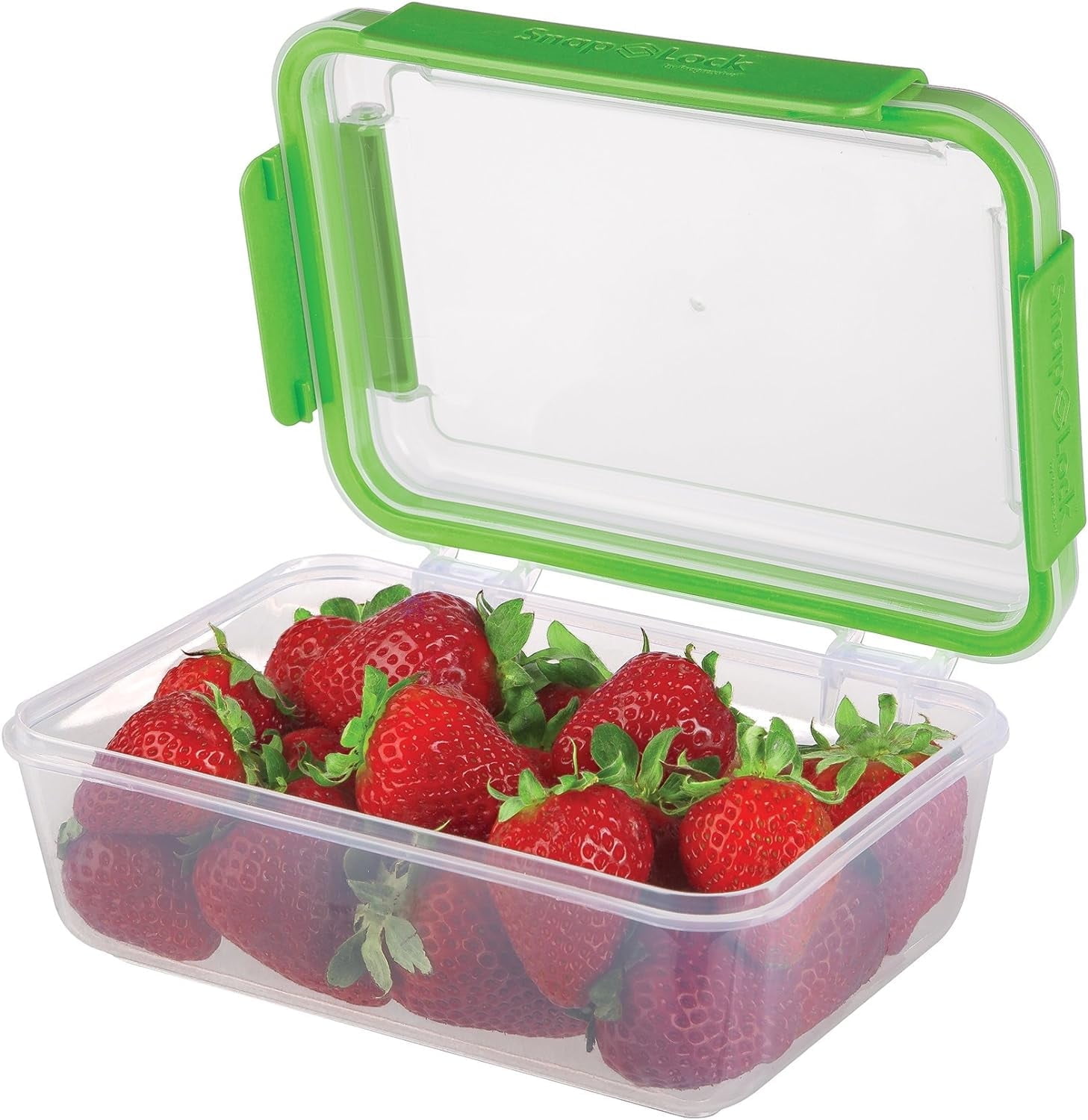 SnapLock by Progressive 4-Cup Food Storage Container, Green, Leak-Proof ...