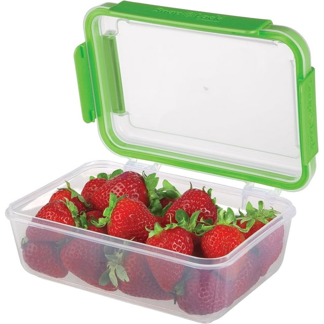 SnapLock by Progressive 4-Cup Food Storage Container, Green - Walmart.com