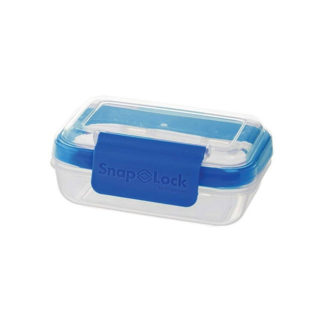 SnapLock by Progressive Blue Polypropylene Freezer Safe Food Storage ...