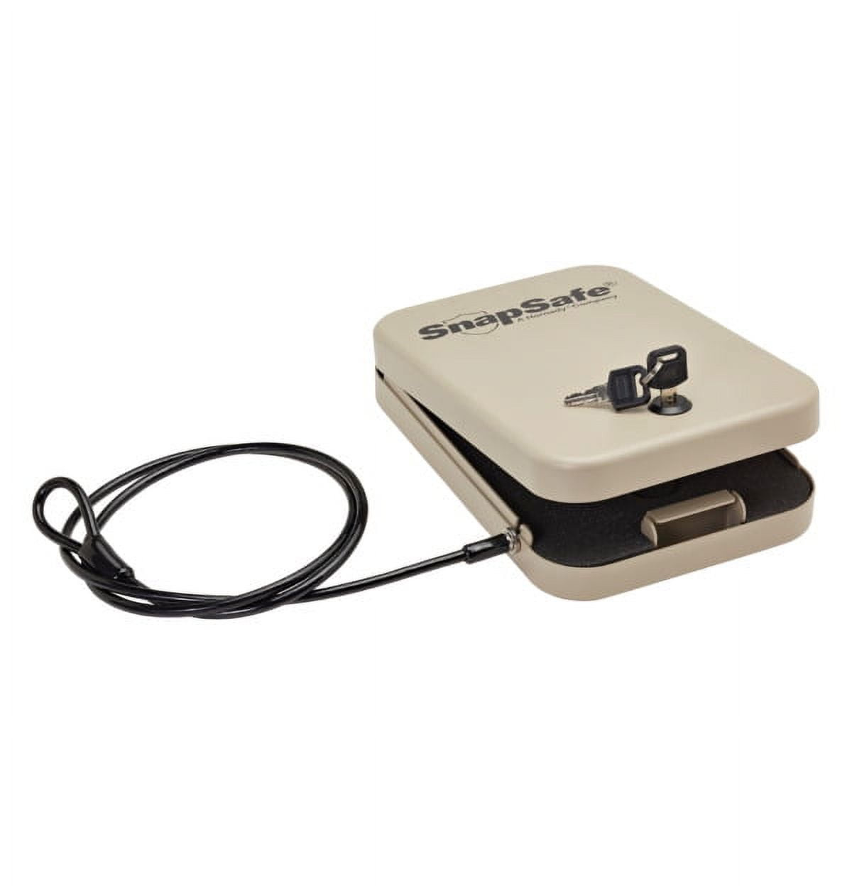 SnapSafe Lock Box Large Cable Flat Dark Earth Key Lock 752002325 Matte ...