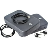 SnapSafe Portable Lock Box for Guns and Valuables, 2 Pack - Includes 2 Lock Boxes (Keyed Alike ...