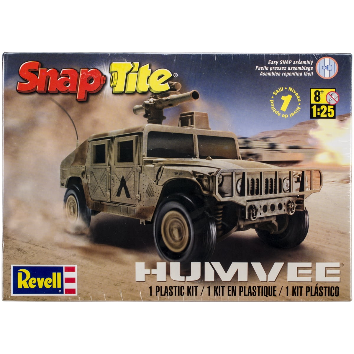 SnapTite Plastic Model Kit-Humvee 1:25 - Walmart.com