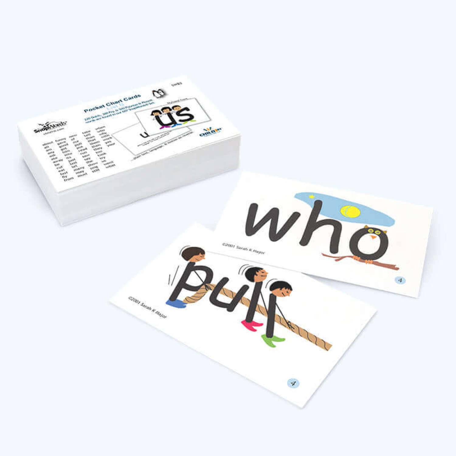 SnapWords® Kids Word Flash List B Pocket Chart Cards - Walmart.com