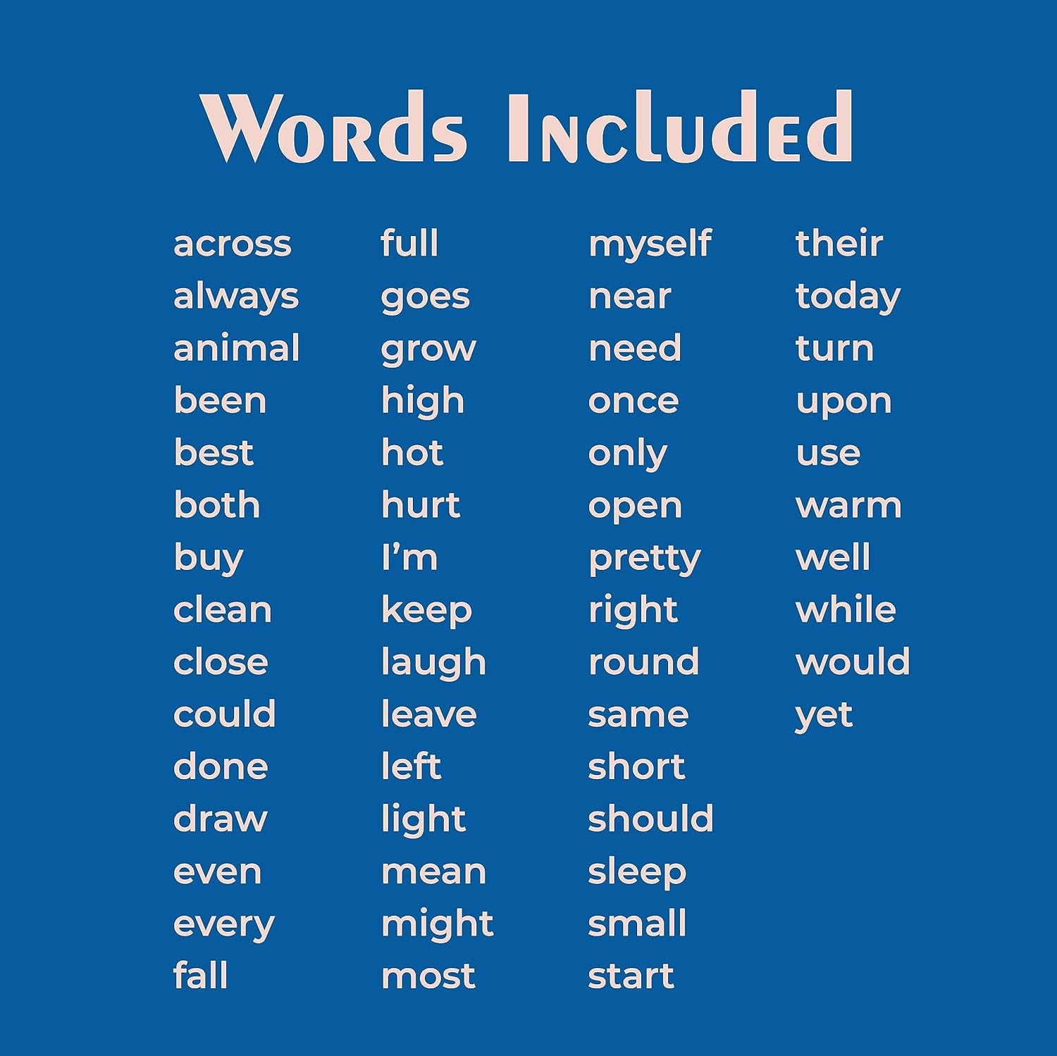 SnapWords List D Pocket Chart Cards | Multisensory | Kinesthetic | ESL ...